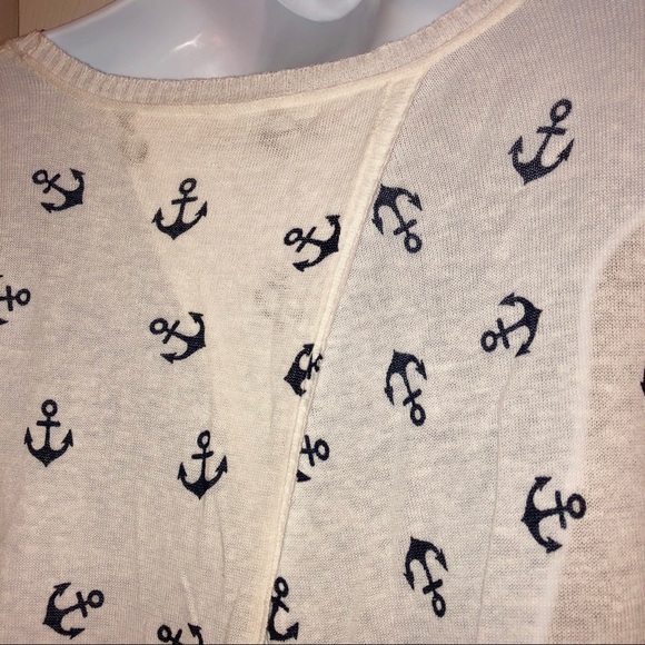 Saks Fifth Avenue | Tops | Red Saks Fifth Avenue Open Back Anchor ...